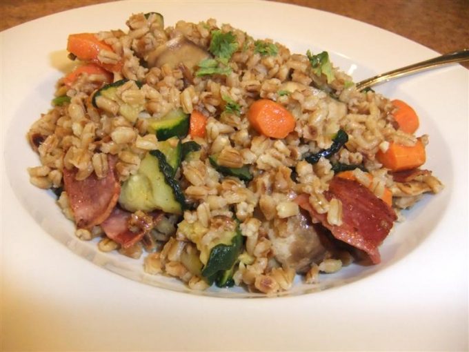 Toasted Barley Salad - Sugar-Free Mom