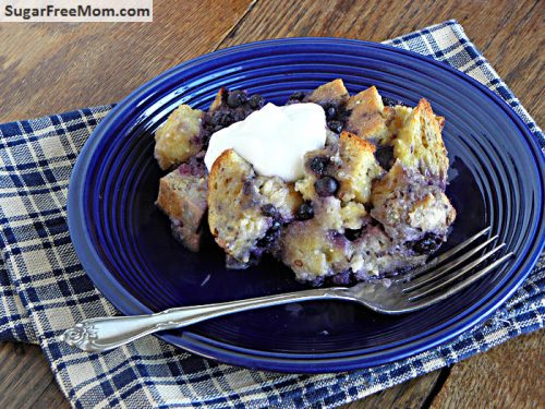 Wild Blueberry Breakfast Strata - Sugar-Free Mom