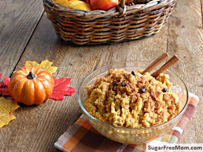 Creamy Pumpkin Quinoa {Gluten & Sugar Free} - Sugar-Free Mom