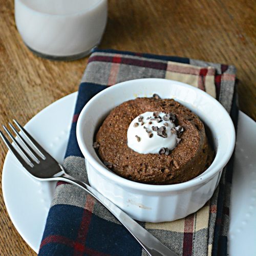 Single Serve Mint Chocolate Flax Muffin {Gluten & Sugar Free} - Sugar ...