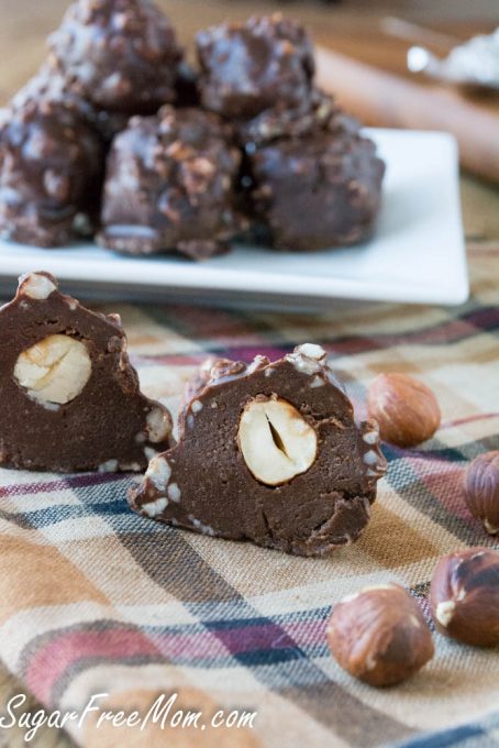 Sugar-Free Copycat Ferrero Rocher {Low Carb & Dairy Free} - Sugar-Free Mom
