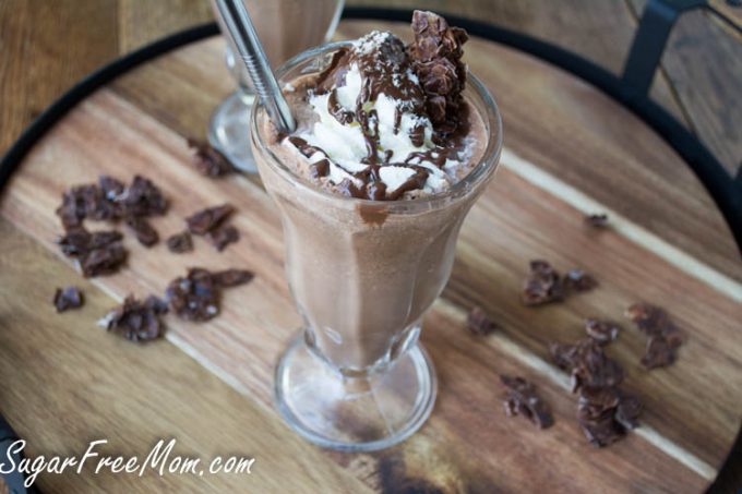 Sugar-Free & Dairy Free Chocolate Coconut MilkShake - Sugar-Free Mom
