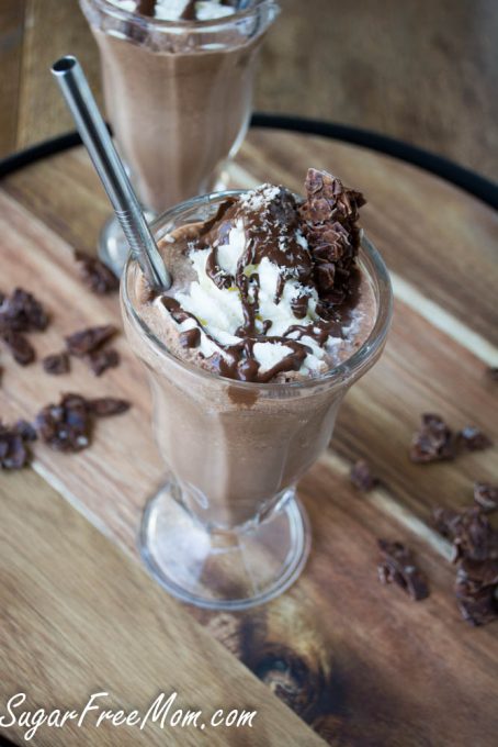 Sugar-Free & Dairy Free Chocolate Coconut MilkShake - Sugar-Free Mom