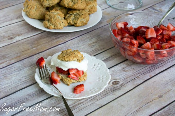 Gluten Free Strawberry Shortcakes {No Sugar Added} - Sugar-Free Mom
