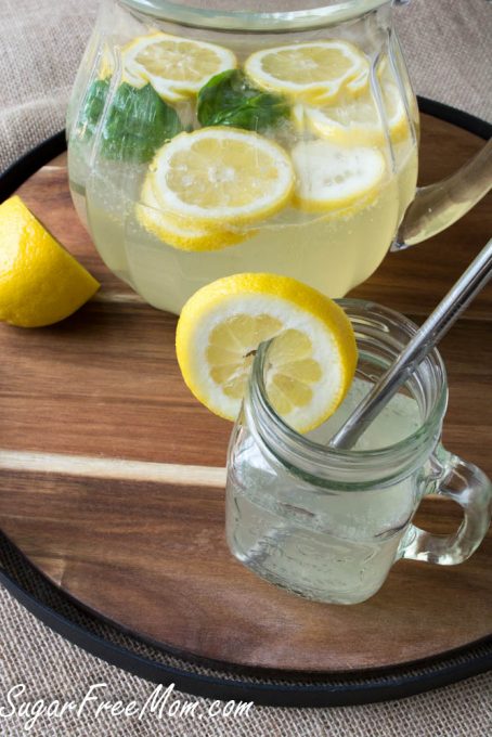 Sparkling Sugar-Free Basil Lemonade & An Ava Anderson Party - Sugar ...