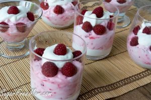 Keto Low Carb Raspberry Fool
