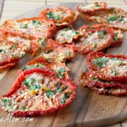 Crispy Parmesan Tomato Chips