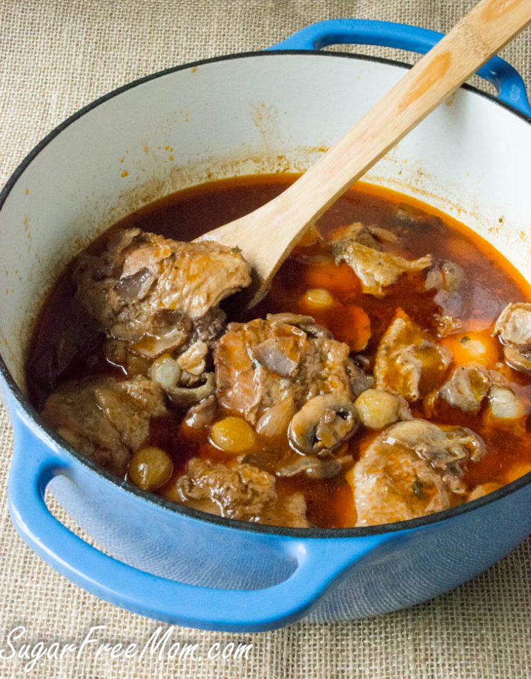 Easy Coq au Vin - Sugar-Free Mom