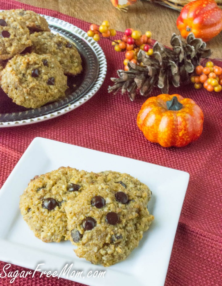 Sugar Free Low Carb Keto Pumpkin Oatmeal Cookies - Sugar-Free Mom