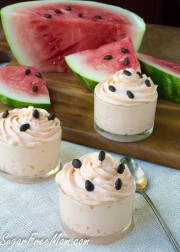 Low Carb Watermelon Mousse - Sugar-Free Mom