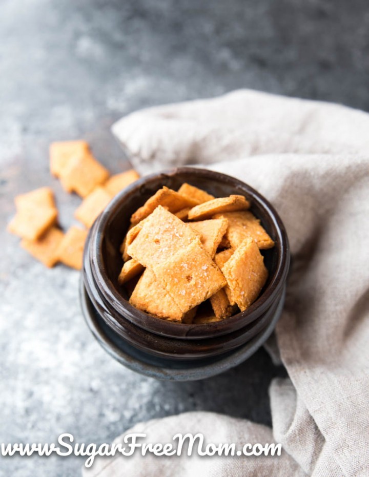 Keto Gluten Free Cheez Its (Low Carb, Nut Free) - Sugar-Free Mom