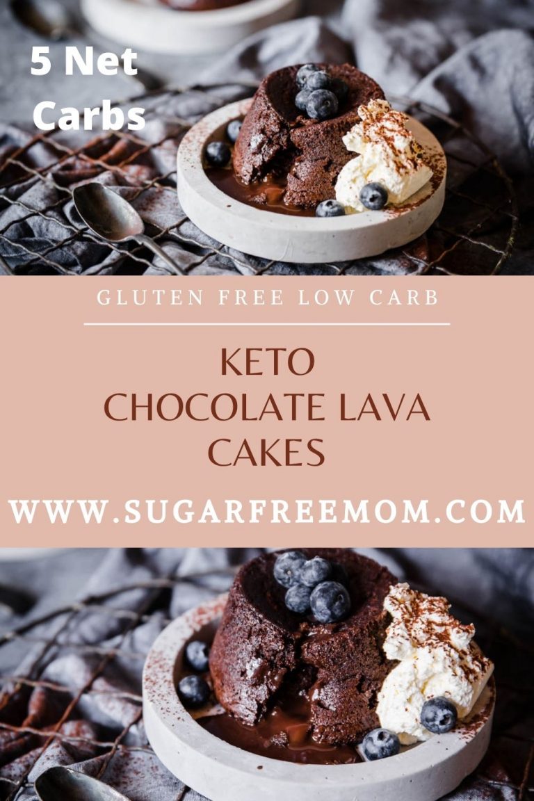 Keto Chocolate Lava Cakes for Two - Sugar-Free Mom