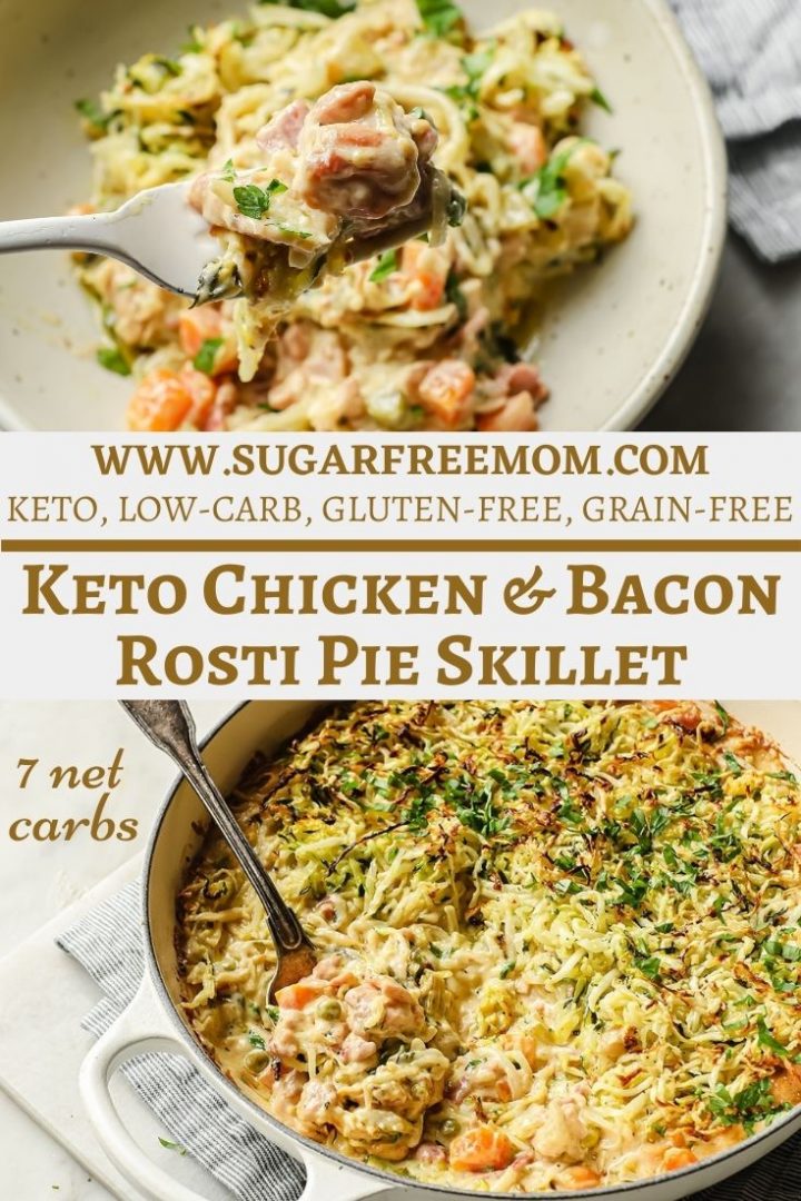 Keto Bacon Chicken Rosti Skillet - Sugar-Free Mom