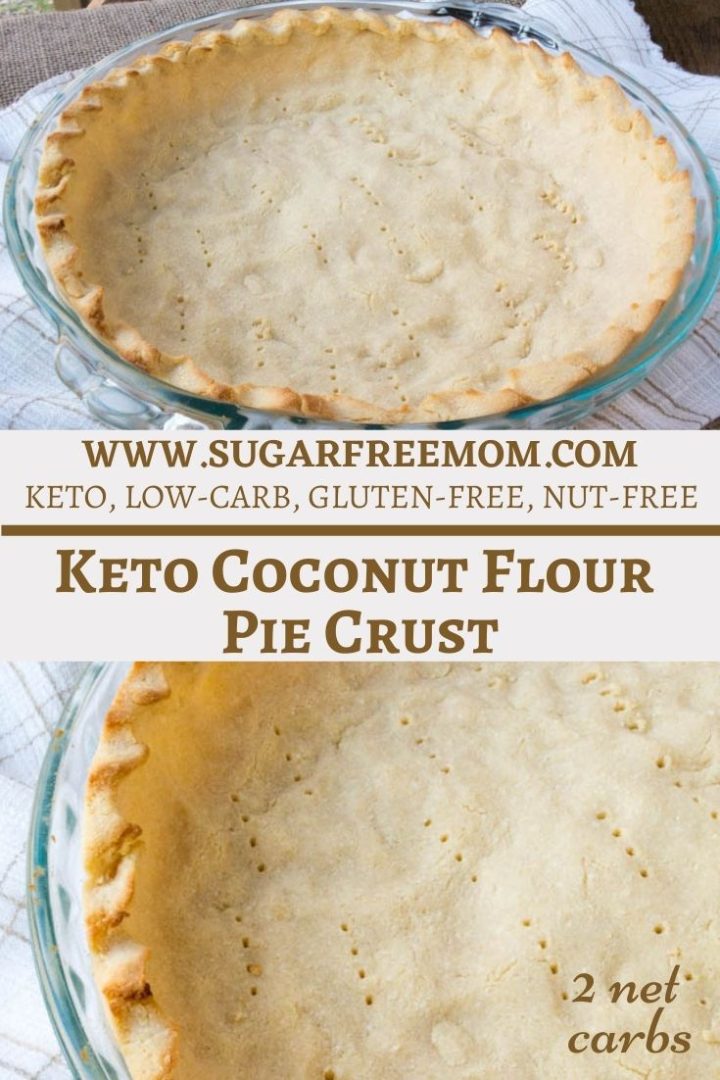 Easy Flaky Gluten Free Low Carb Keto Pie Crust Recipe - Sugar-Free Mom