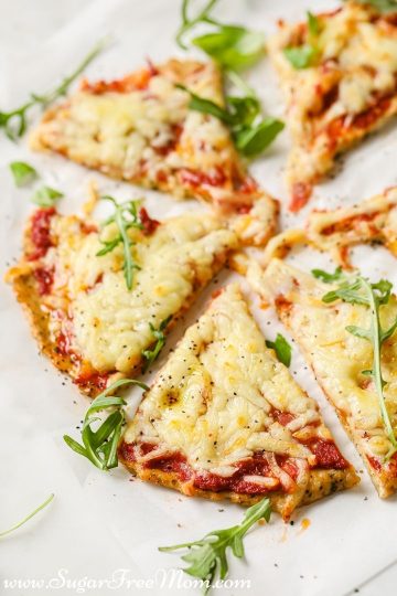Low Carb Keto Chicken Crust Pizza ( Gluten Free, Nut Free) - Sugar-Free Mom