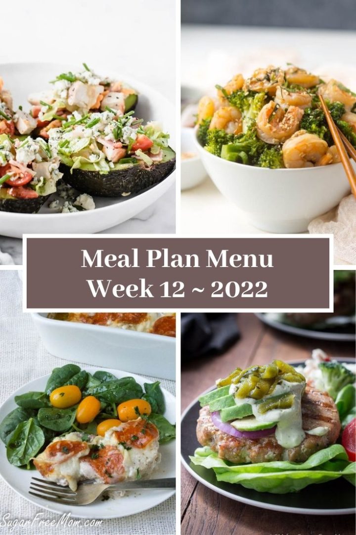 Low-Carb Keto Fasting Meal Plan Menu Week 12 - Sugar-Free Mom