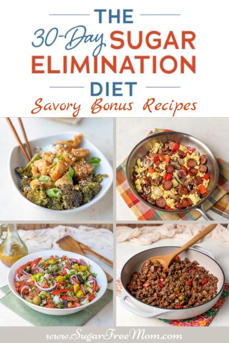 The 30-Day Sugar Elimination Diet Sweet & Savory Bonus Cookbook - Sugar ...