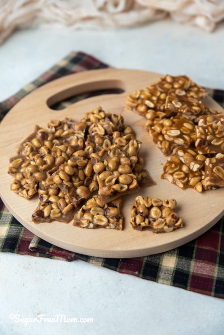Best Easy Sugar Free Low Carb Keto Peanut Brittle - Sugar-Free Mom