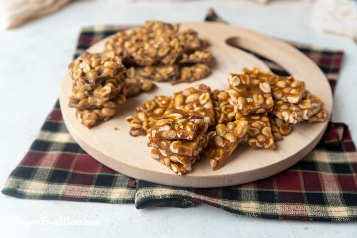 Best Easy Sugar Free Low Carb Keto Peanut Brittle - Sugar-Free Mom