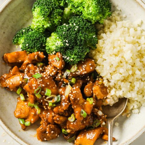 Best Sugar Free Low Carb Keto General Tso Chicken - Sugar-Free Mom