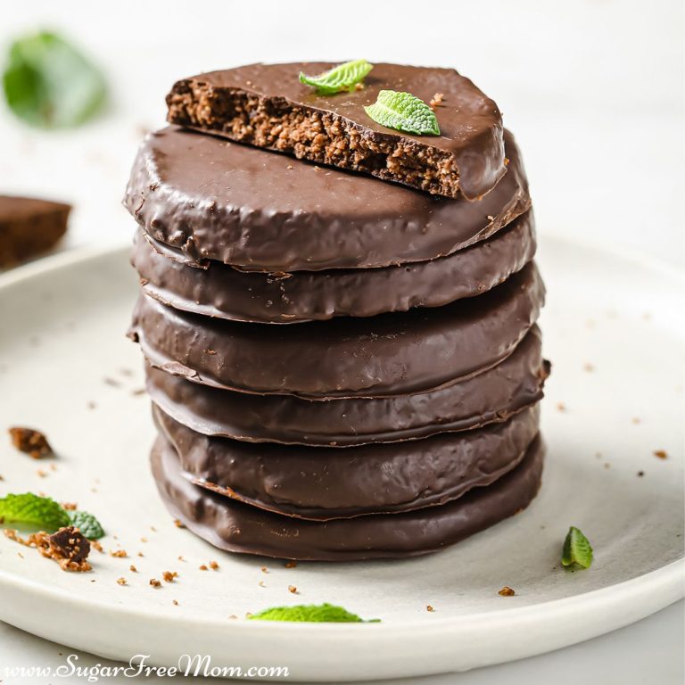Easy Low Carb Keto Copycat Girl Scout Thin Mints - Sugar-Free Mom