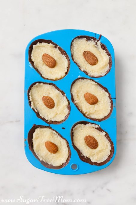 Sugar Free Low Carb Keto Almond Joy Easter Eggs - Sugar-Free Mom