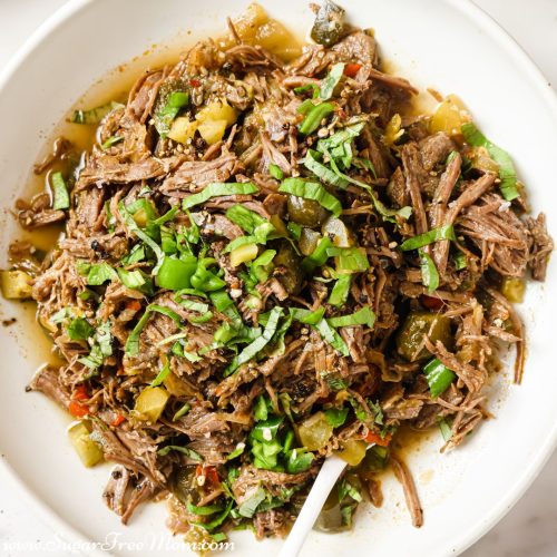 Keto Low Carb Instant Pot Italian Beef - Sugar-Free Mom