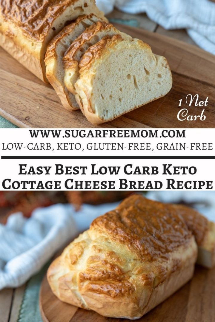 Easy Best Low Carb Keto Cottage Cheese Bread Recipe - Sugar-Free Mom