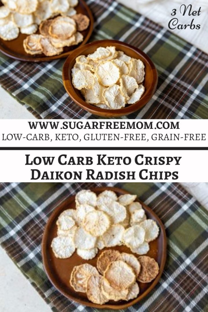 Low Carb Keto Crispy Daikon Radish Chips Recipe - Sugar-Free Mom