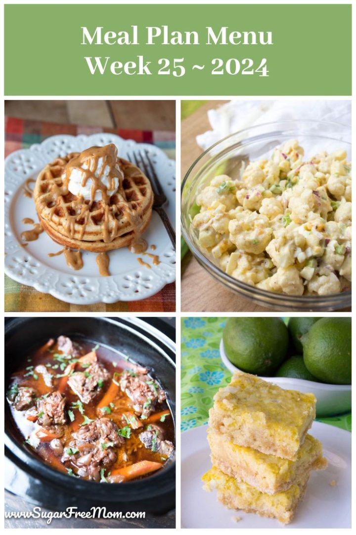 Low Carb Keto Fasting Meal Plan week 25 - Sugar-Free Mom