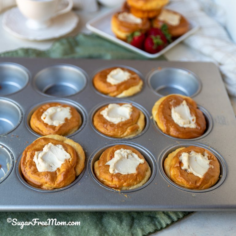 Low Carb Keto Cottage Cheese Brioche Sweet Rolls - Sugar-Free Mom