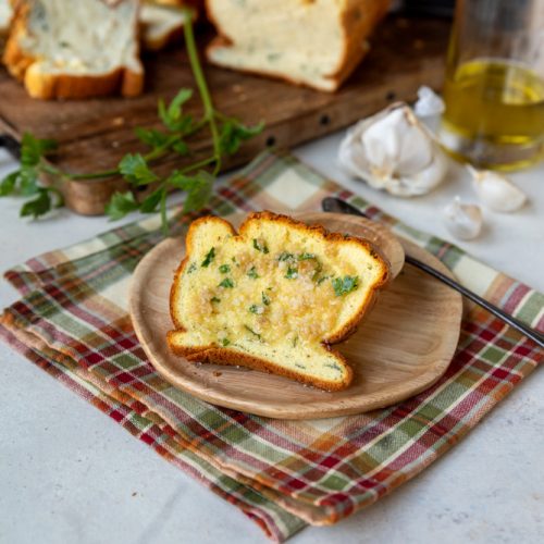 High Protein Keto Garlic Herb Cottage Cheese Bread - Sugar-Free Mom