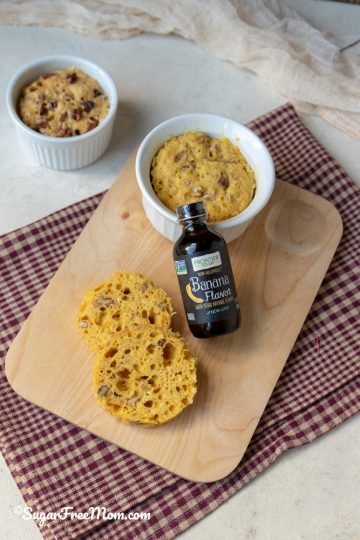 90 Second Low Carb Keto Banana Nut English Muffin Sugar Free Mom