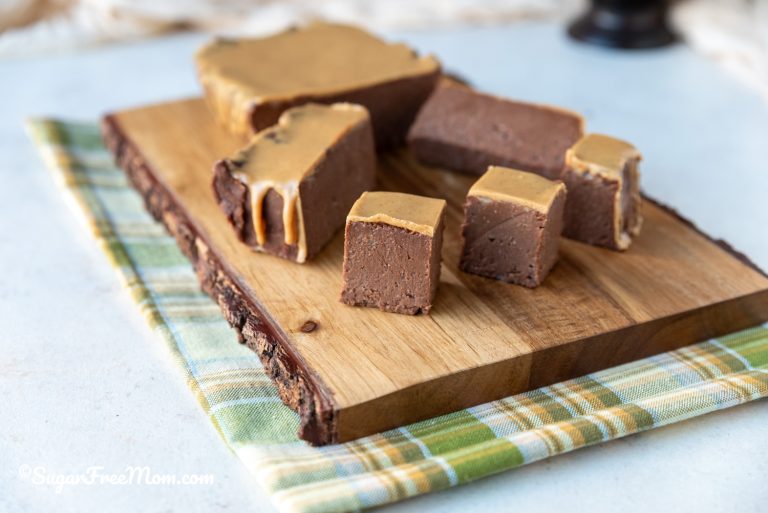 Keto Chocolate Peanut Butter Cottage Cheese Fudge - Sugar-Free Mom