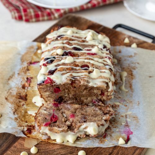 Easy Keto Holiday Cranberry Cottage Cheese Bread - Sugar-Free Mom