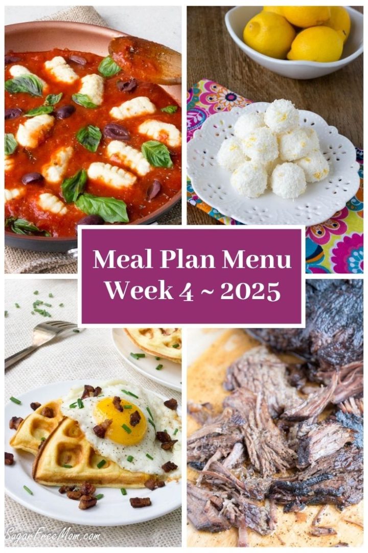 Low Carb Keto Intermittent Fasting Meal Plan week 4 - Sugar-Free Mom