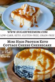 Mini High Protein Keto Cottage Cheese Cheesecake Sugar Free Mom
