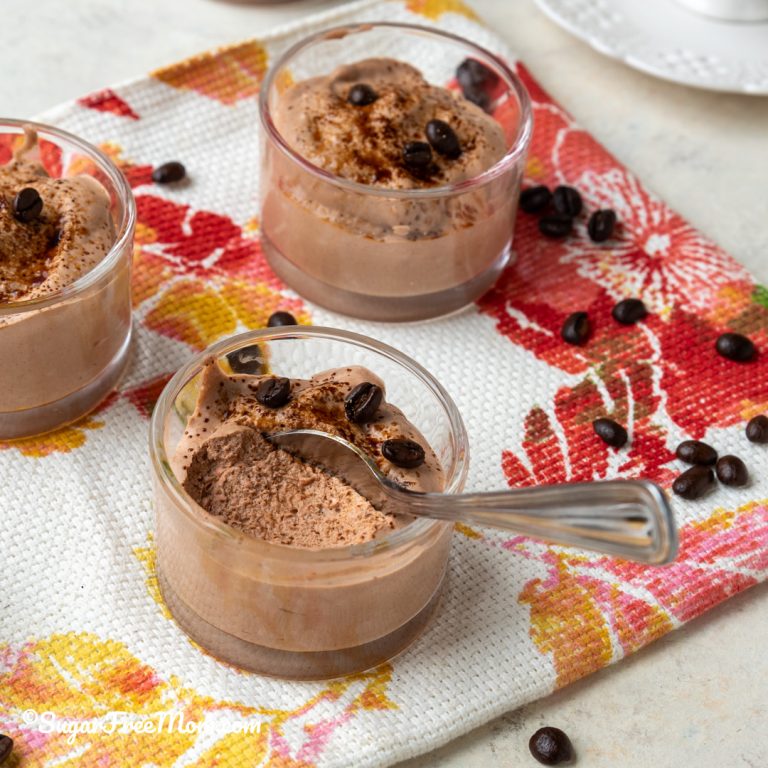 Sugar Free Low Carb Keto Coffee Cottage Cheese Fluff - Sugar-Free Mom