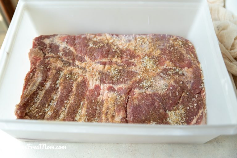 How to Make Homemade Sugar Free Nitrates Free Bacon - Sugar-Free Mom